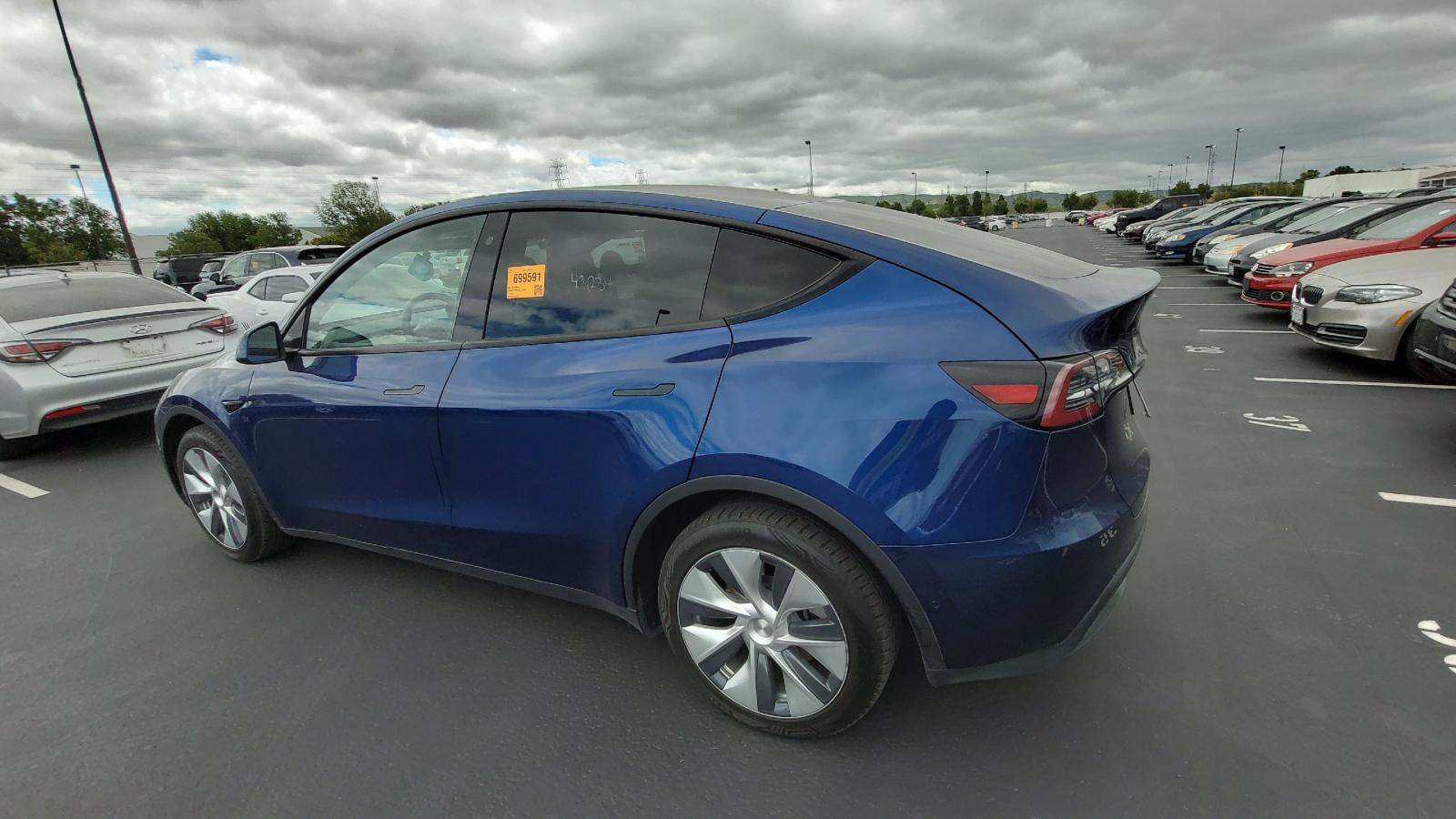 Used 5yjygdef7lf005740 Tesla Model y 2020 from Salvage Auction USA